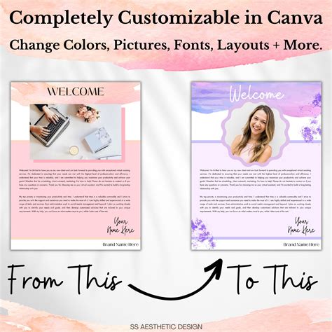 Virtual Assistant Client Welcome Packet Client Welcome Packet Template New Client Service Guide