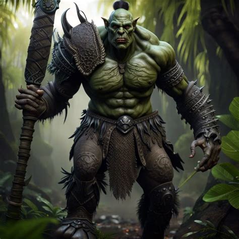 오크 전사 컨셉 아트