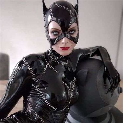 Catwoman Cosplay Gotham Girls Batman Returns Leather Outfit Bats
