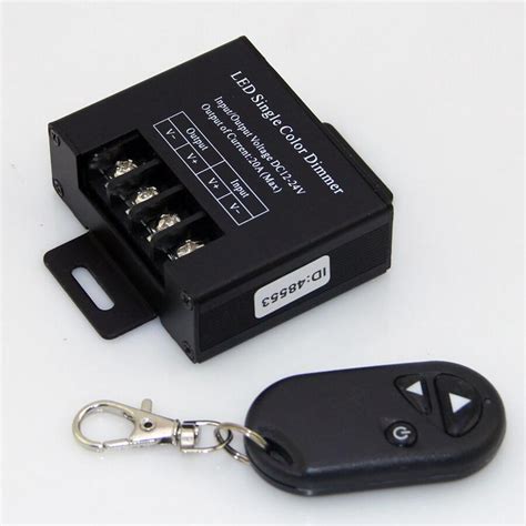 LED Single Color Dimmer DC V V A Key RF For Single Color LED Strip Controller Shopee