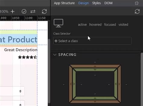 master css design and bootstrap 4 layouts visually in wappler by