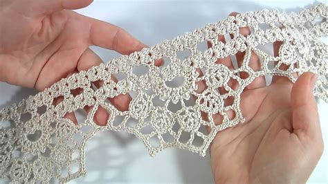 Easy Crochet Lace Edging Pattern Lacy Crochet Lace Edging For A