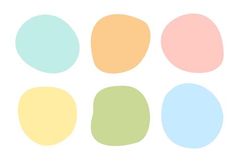 파스텔 동그라미 벡터 Freepik에서 무료 고품질 벡터를 다운로드하세요 Freepik