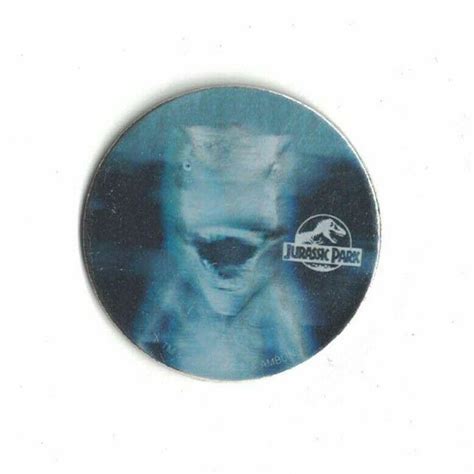 Jurassic Park T Rex Hologram Skycaps Skybox Pog From 1993 Ucs And Amblin