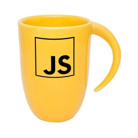 Caneca Javascript Amarela Caneca Do Dev Canecas E Produtos De