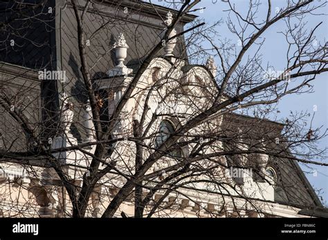 Architectural Look Through Tree Detail Closeup Close Up Vintage Architecture Stock Photo Alamy