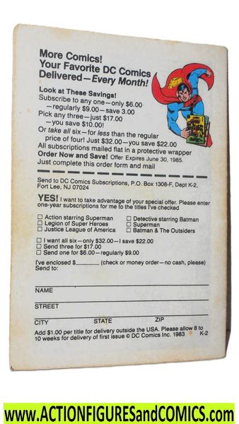 Super Powers Robin 1983 Batman Mini Comic Dc 1984 Actionfiguresandcomics