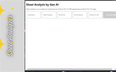 Discover The Sheet Analyzer Effortless Data Analysis Creatiai