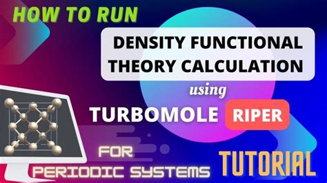 Manas Sharma On Linkedin How To Run A Periodic Dft Calculation Using Riper Module Of Turbomole Manas Sharma On Linkedin How To Run A Periodic Dft Calculation Using Riper Module Of Turbomole