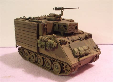 Built 1 35 Tamiya Us Army M577 Armored Command Post Car Professionally