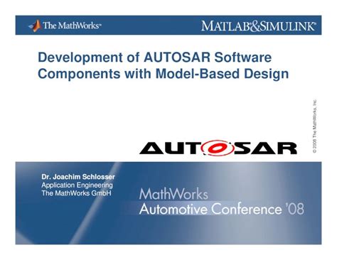 Pdf Autosar Software Component Development With … Development Of