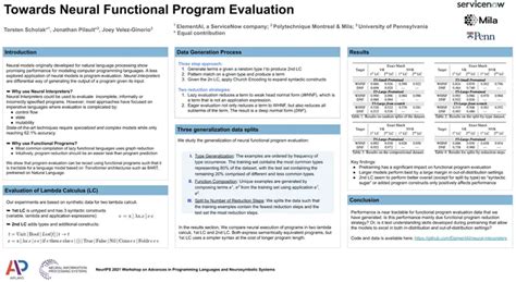 Towards Neural Functional Program Evaluation Servicenow Research