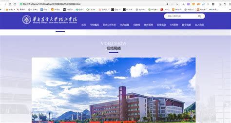 html css仿大学官网 仿大学网页html代码 csdn博客