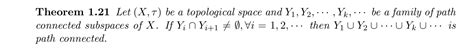 solved theorem 1 21 ﻿let x τ ﻿be a topological space and