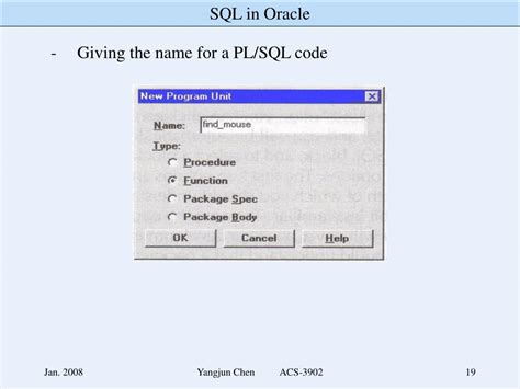 Ppt Developing Stored Procedures And Functions Using Sqlplus To