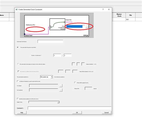 how to use create generated clock constraints gui in libero soc v2022 2