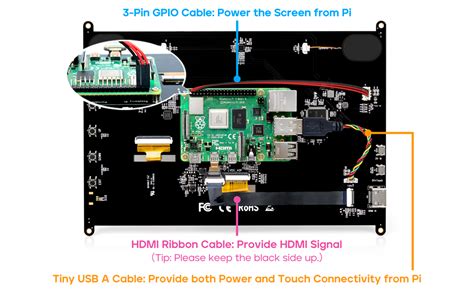 Roadom Raspberry Pi Screen 10 1 Touchscreen Monitor Ips Fhd 1024×600 Responsive