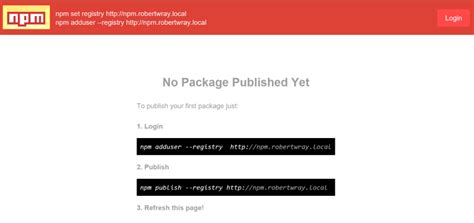 Uk Running A Local Npm Repository On Windows Server