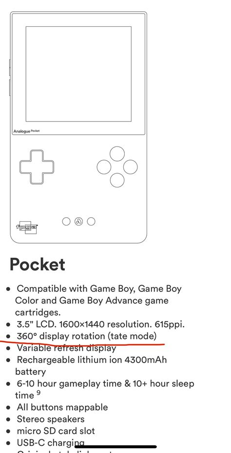 Is There Any Way To Actually Rotate The Screen Like It Says In The Feature List R AnaloguePocket