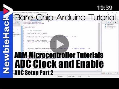 How to Add Clock to the ADC and Enable the ADC STM ARM Microcontroller Part دیدئو dideo