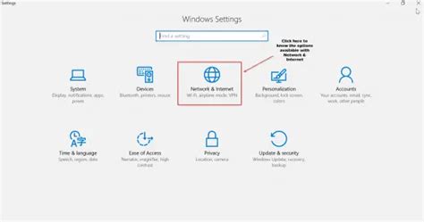 Tutorial Network And Internet Settings In Windows Explanation Of Each Option