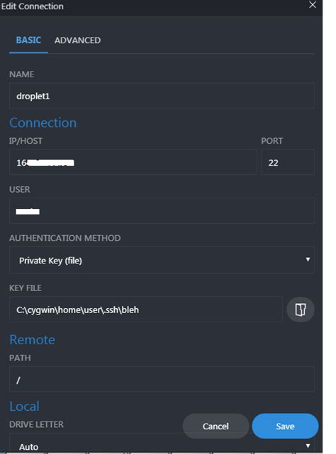 Windows Cant Get Sshfs Win Manager To Connect To An Sshsftp Server Super User