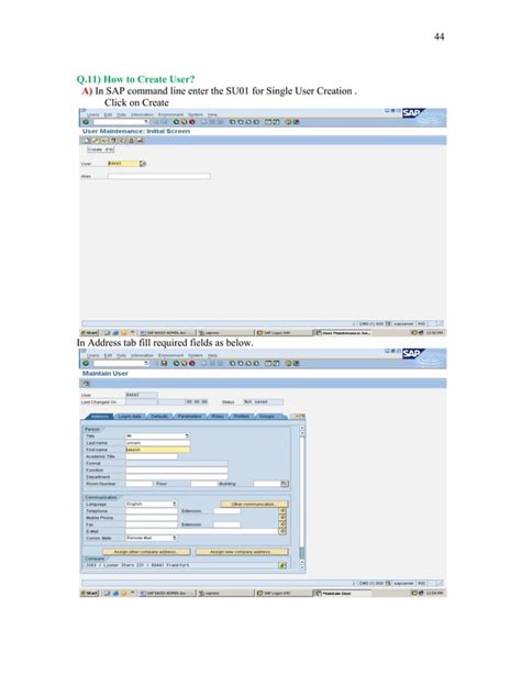 sap basis transaction codes pdf