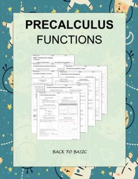 Introduction To Precalculus Function By Claire Hyun TpT
