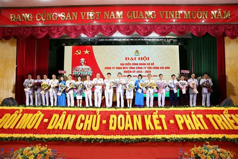 Tổng công ty Tân cảng Sài Gòn Đại hội đại biểu công đoàn cơ sở nhiệm