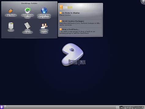 Operating System Screenshot Linux Gentoo Gentoo Live