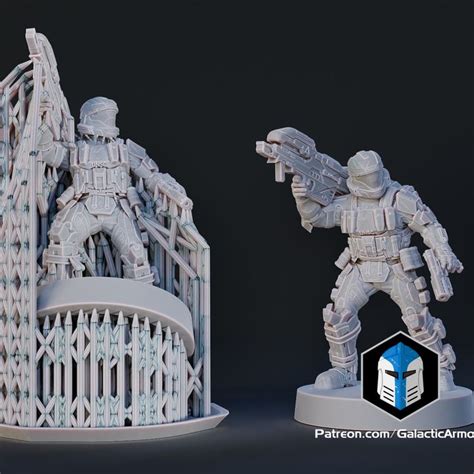 3d Printable 148 Scale Halo Alpha 9 Odst Miniatures 3d Print Files