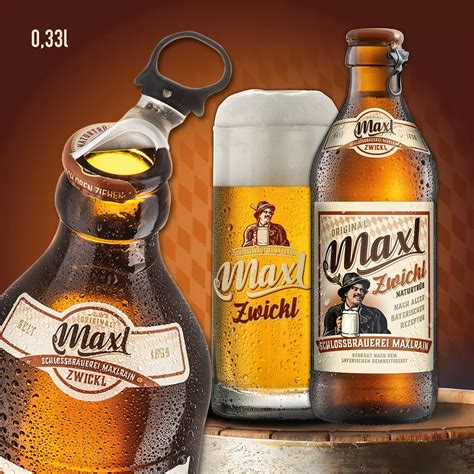Zwicklbier Maxl Zwickl Schlossbrauerei Maxlrain