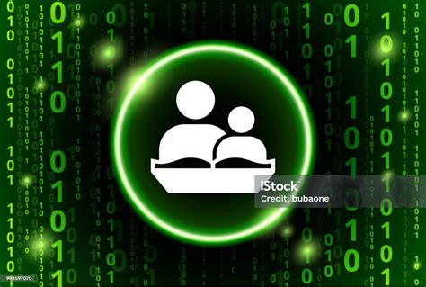 membaca untuk anakanak binary code vector pola latar belakang ilustrasi stok unduh gambar