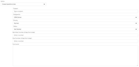 Use External Actions To Create Custom Salesforce Tasks The Spot