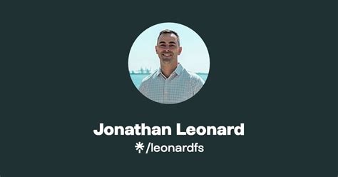Jonathan Leonard | Instagram, Facebook | Linktree