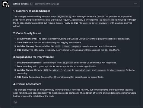 Automating Code Reviews Using Openai And Github To The New Blog
