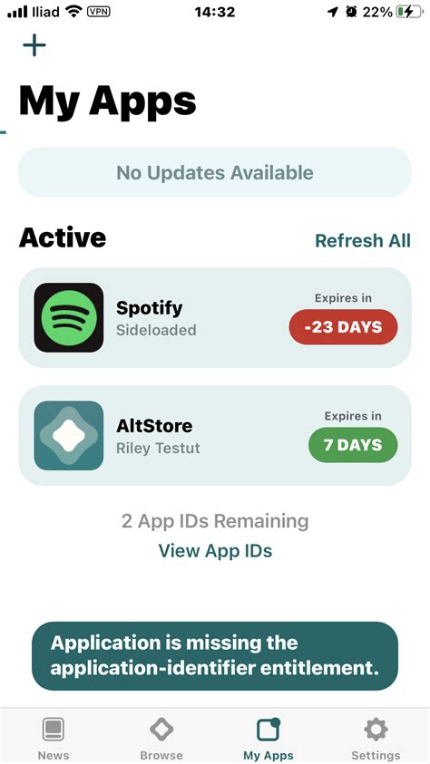 after 1 4 6 no working apps · issue 802 · altstoreio altstore · github