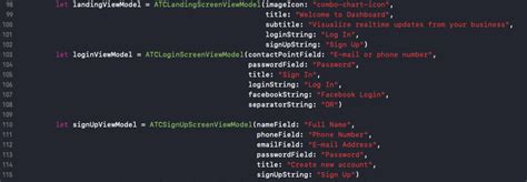 IOS Dashboard Design Template In Swift Tutorial Xcode Project