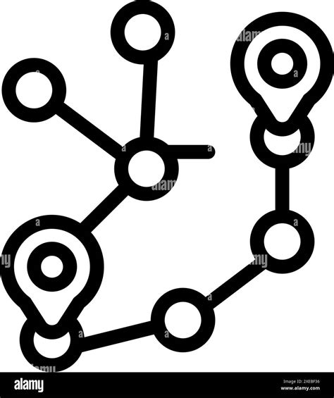 Network Is Connecting With Gps Location Pins Symbolizing The Concept Of Global Positioning