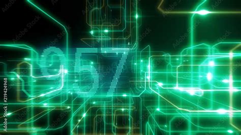 Flying Inside Virtual Processor With Running Electrons And Digital Codes Bright Flares And