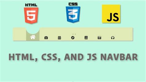 Build A Creative Navbar With HTML CSS And JavaScript