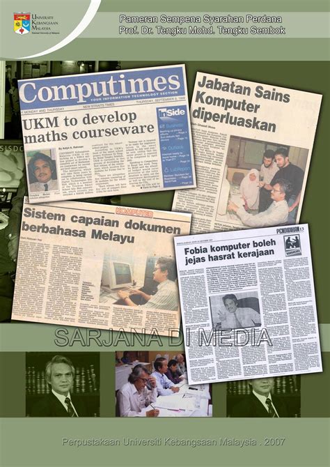 Kitab Tawarikh 20 Poster Syarahan Perdana Prof Dr Tengku Mohd Tengku Sembok