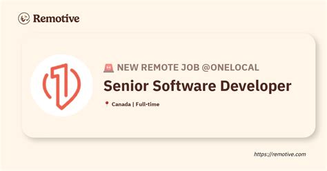 Hiring Senior Software Developer Onelocal