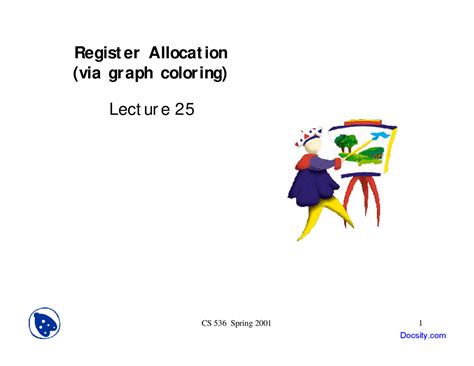 Register Allocation Design Automation Of Embedded Systems Lecture Slides Docsity
