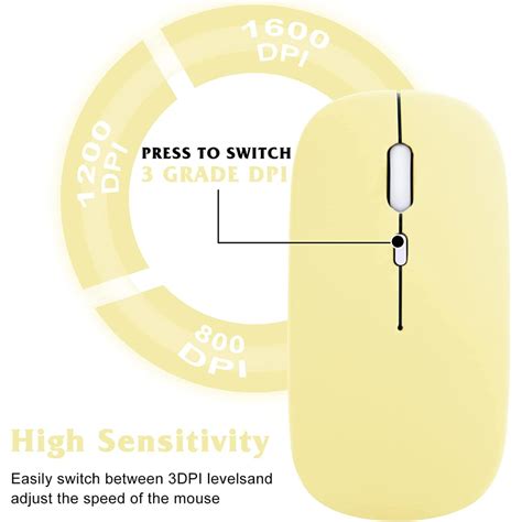Urbanx Wireless 2 4ghz And Bluetooth Mouse Rechargeable Bluetooth Ergonomic Mouse For Laptop Pc