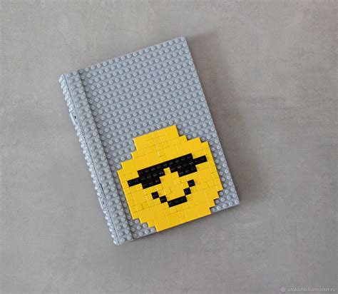 Блокнот планер для записей из Lego Желтый смайлик в интернет-магазине ...