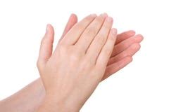 Clapping Applauding Hands Diverging Sound Waves Illustration 62842950