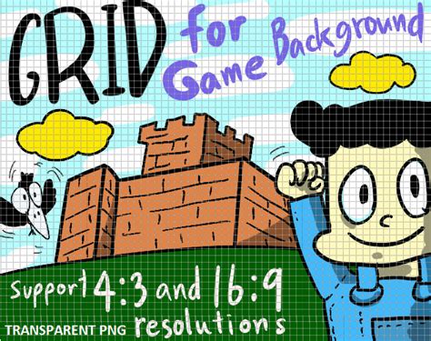 Grid For Game Background Use As Guideline When Writing The Game By Ahturin