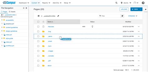 Move Copy And Rename Modern Campus Cms Support Site