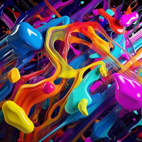 Premium Ai Image Colorful Vibrant Abstract Background